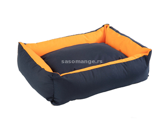 Pet Line Krevet za pse Square Navy - Orange 65cm 36-3