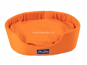 Pet Line Krevet za male pse i mačke Oval Orange 52cm