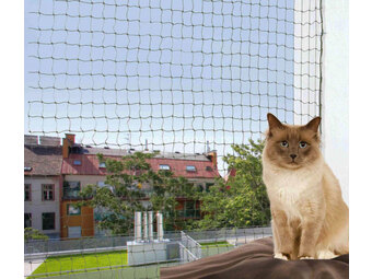 TRIXIE Zaštitna mreža za mačke - ojačana - 8x3m - zelena