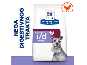Hill's Prescription Diet dog veterinarska dijeta I/D Low-Fat 12kg