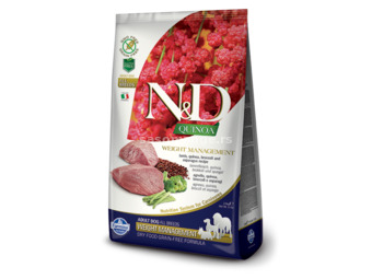 N&amp;D Quinoa hrana za pse - Weight Managment Lamb 7kg