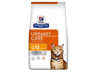 Hill's Prescription Diet cat veterinarska dijeta C/D Piletina 1.5kg