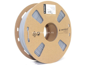 3DP-PLA+1.75-02-GR PLA-PLUS Filament za 3D stampac 1,75mm kotur 1KG Grey