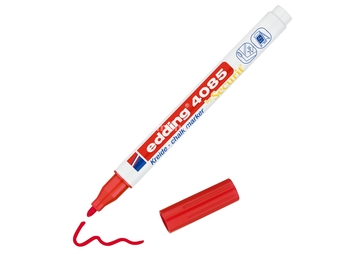 Marker za staklo CHALK MARKER E-4085 1-2mm standard Edding crvena