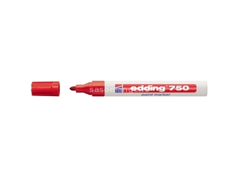 Paint marker E-750 2-4mm Edding crvena