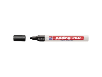 Paint marker E-750 2-4mm Edding crna