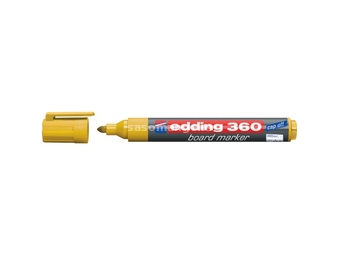 Marker za belu tablu 360 1,5-3mm, zaobljeni Edding žuta