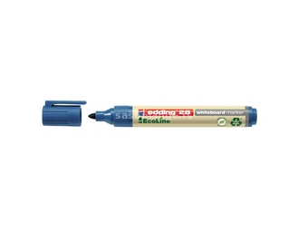 Marker za belu tablu E-28 1,5-3mm EcoLine, zaobljeni Edding plava