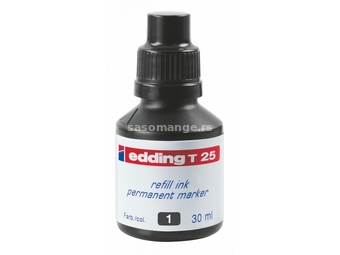 Refil za markere E-T25, 30ml Edding crna