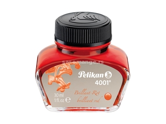 Tinta za nalivpero bočica 30ml 4001 Pelikan 301036 crvena