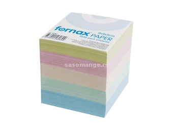 Papir za kocku 9x9x9cm Fornax 405467 pastelne boje