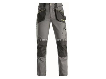 SLICK pantalone, Sivo/Crne