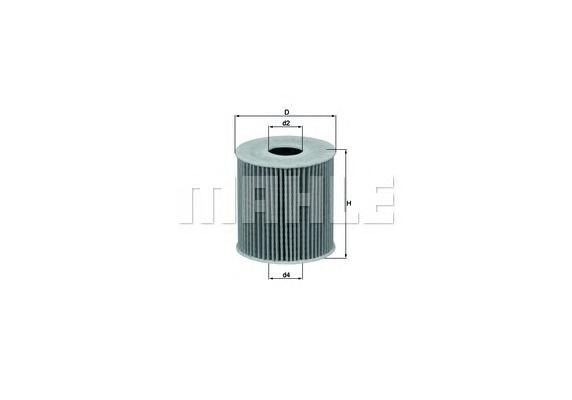 Filter ulja KNECHT OX339/2D - OE673 - XE530 - ML1733