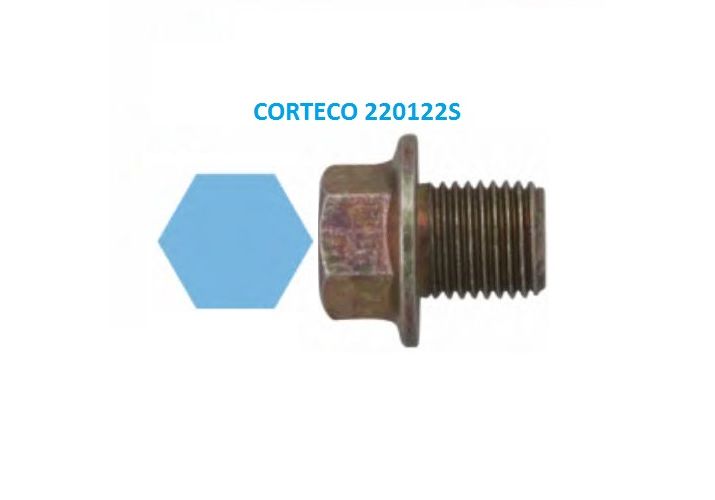 Čep kartera CORTECO 220122S - M12x1.25