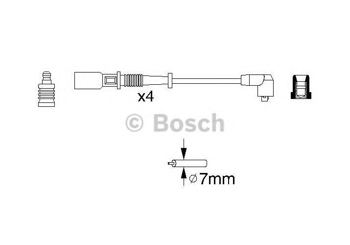 Kablovi za svećice BOSCH 0986356754 Punto 1.1 i 1.2