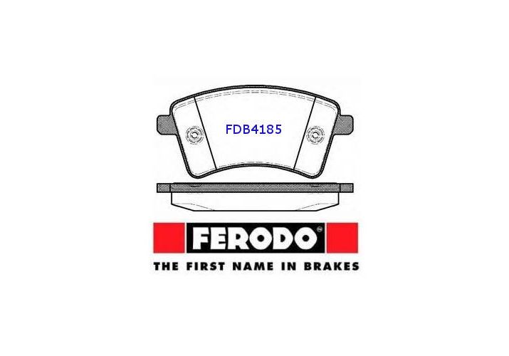 Pločice prednje FERODO FDB4185