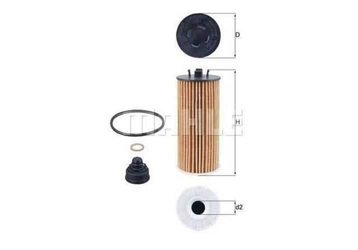 Filter ulja Knecht OX815/1d l1045 47224 E833HD321 OE672/6