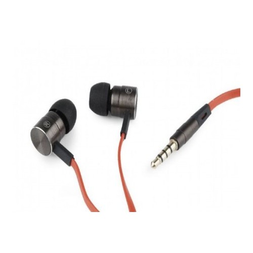 Slusalice sa mikrofonom MHS-EP-LHR Gembird Metal MP3 + volume kontrol ''London'' (1x3,5mm)