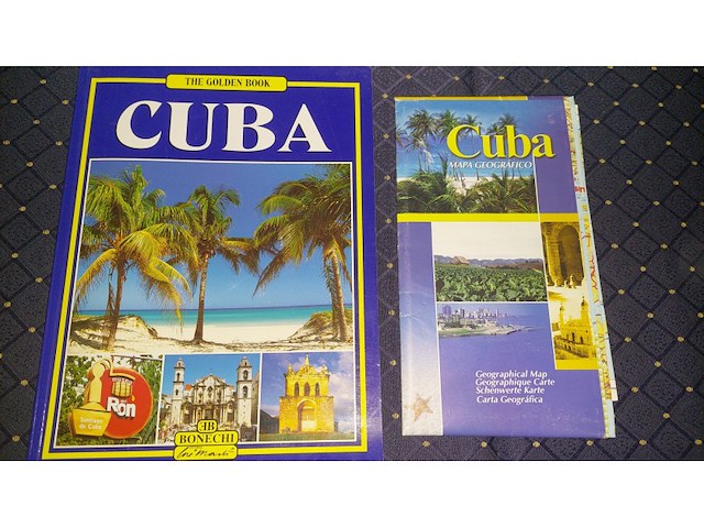 Cuba/Turisticki vodic na engleskom+ mapa
