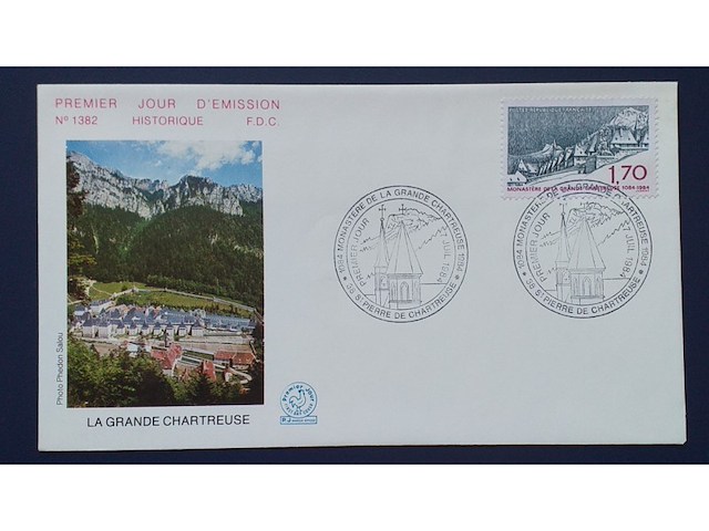 Francuska FDC 7.07.1984. No 1382