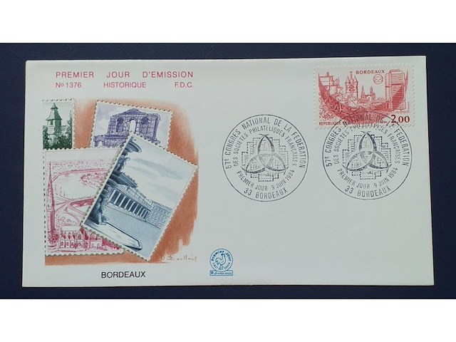 Francuska FDC 09.06.1984. No 1376