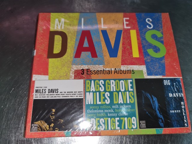Miles Davis - 3 essential albums 3CDa , U CELOFANU