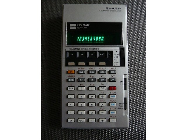SHARP Elsi Mate EL-5001 - stari kalkulator iz 1977.g.