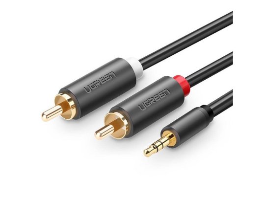 Ugreen audio kabl 2x RCA - 3.5mm, 3m