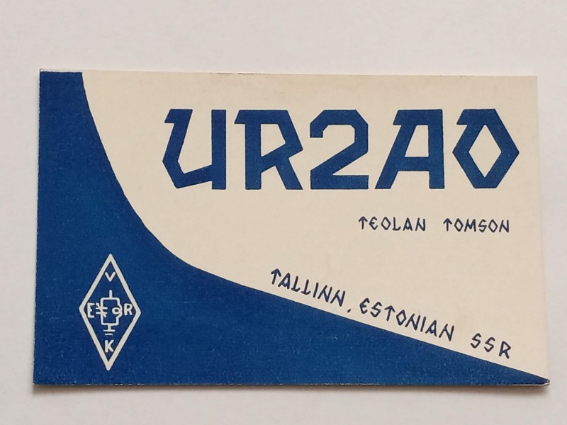 Radio Amateri - Tallin - Estonija - SSSR -