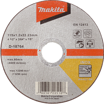 Makita disk za sečenje nerđajućeg čelika 180 mm D-18786