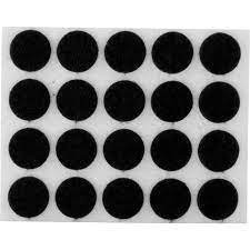 11366 Samolepljive Podloske od filca braon 3mm o28