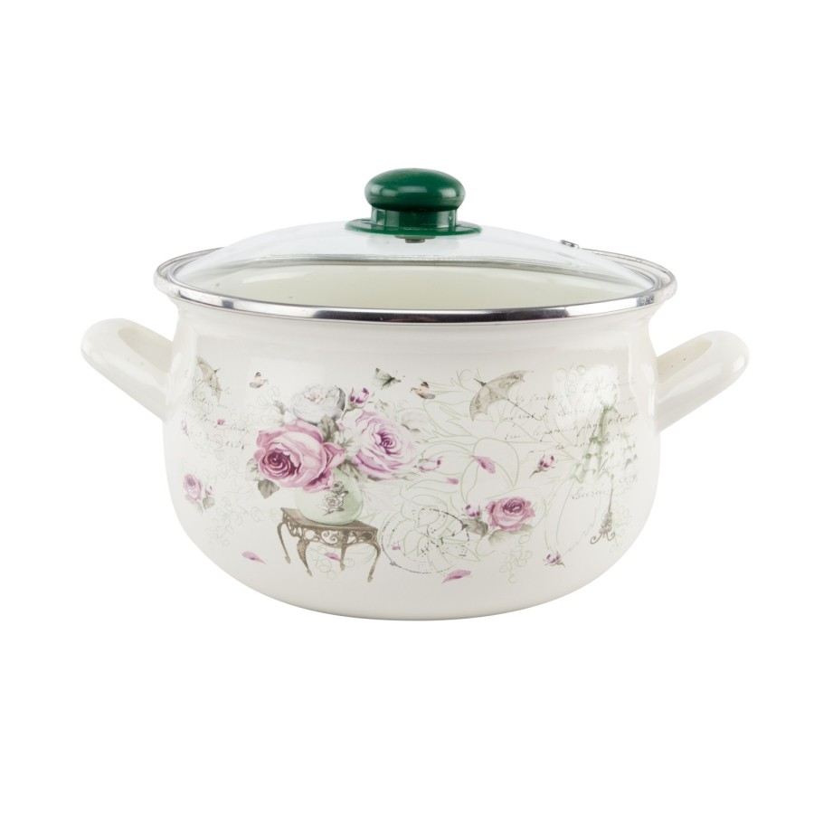 EMAJLIRANA ŠERPA SA POKLOPCEM 16 CM 2.1L - 3357