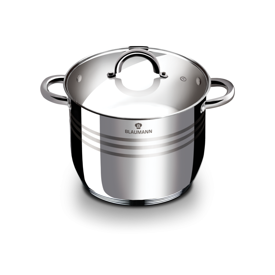 LONAC INOX SA POKLOPCEM 7,5 L 24 CM