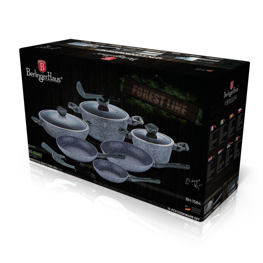 SET POSUĐA 12 DELOVA FOREST DARK GRAY