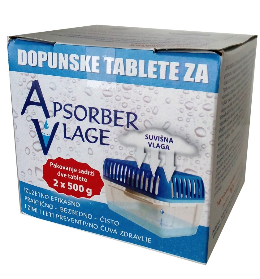 DOPUNSKE TABLETE ZA APSORBER VLAGE 2 KOM