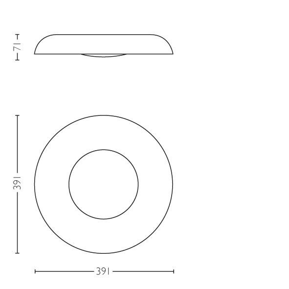 Philips Connected Luminaires Still Hue plafonska svetiljka LED crna
