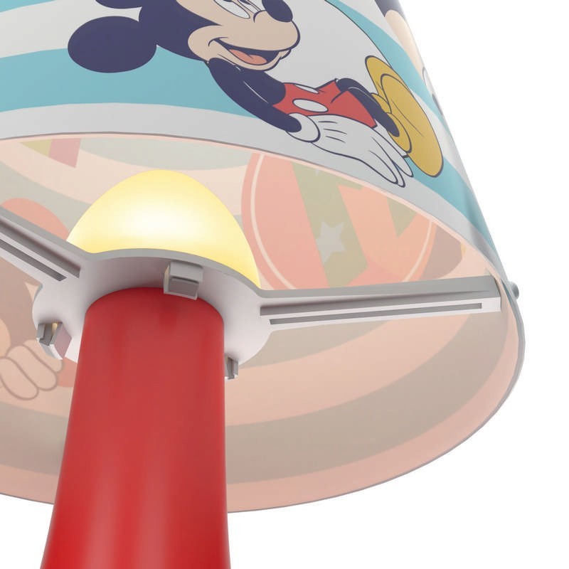 Stona svetiljka Mickie Mouse bela LED sa kablom