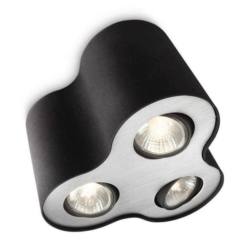 Pillar spot svetiljka crna 3x50W 230V