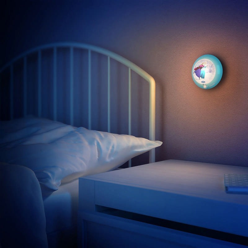 Zidna svetiljka - noćno svetlo sa senzorom Frozen plavo LED
