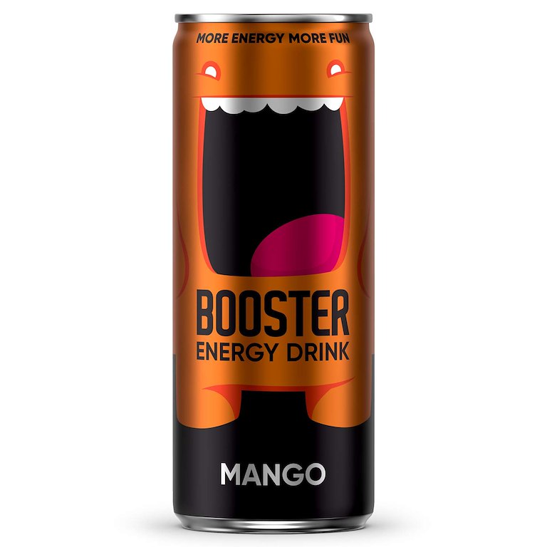 Booster napitak energetski mango 0,25l can booster