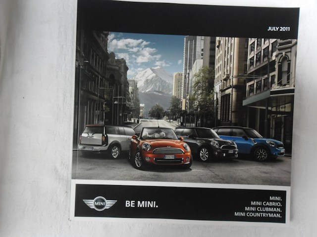 Prospekt  Mini/Cabrio/Clubman/Countryman 07.2011,66 str