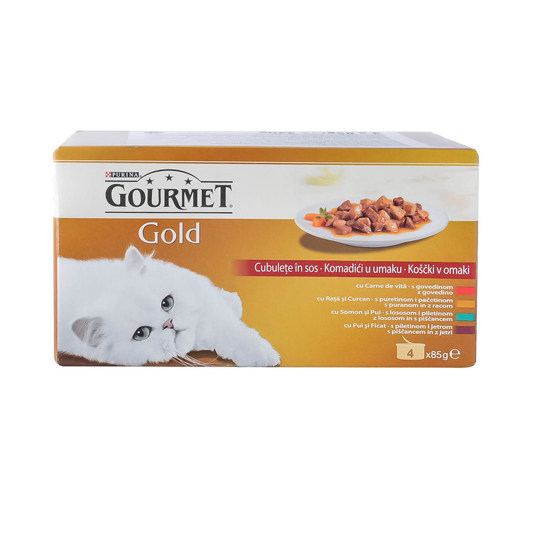Purina gourment gold potpuna hrana za kucne ljubimce 4x85 g