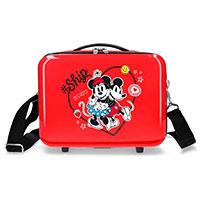 ABS Kofer za šminku Disney Mickey and Minnie Always Be Kind Red 44939