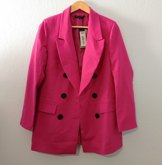 Nov ciklama roze zenski sako, vel. 38 ili L