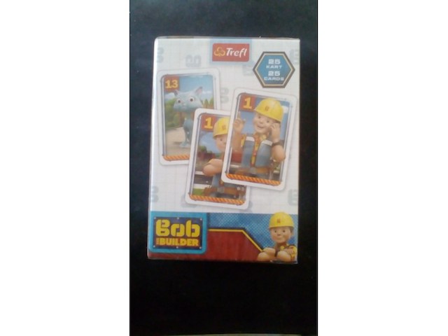 Kartice (karte za igranje) Bob the builder (Treft)