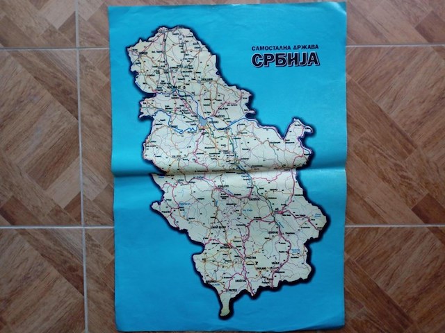 Samostalna država Srbija karta