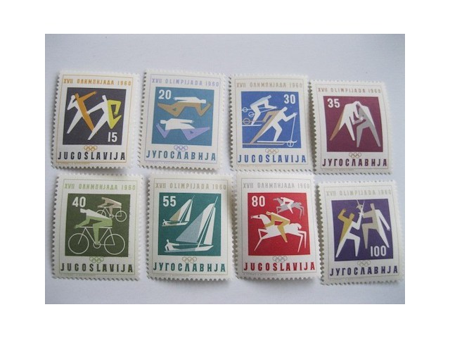 FNRJ 1960, XVII letnje OI u Rimu, Olimpijske, Š-1268-75