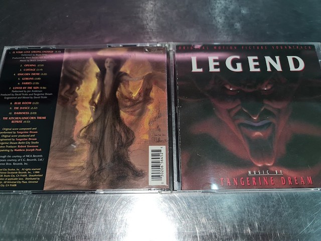 Tangerine Dream - Legend soundtrack , ORIGINAL