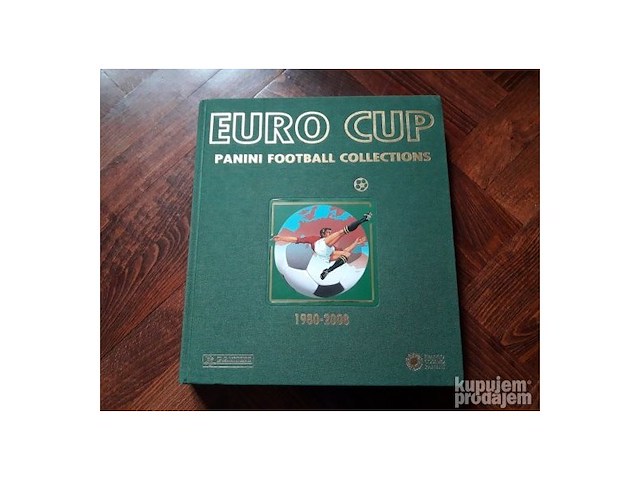Panini Euro Cup Collections 1980-2008 knjiga, album
