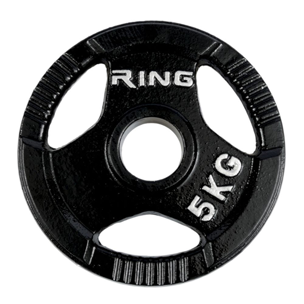 Olimpijski tegovi liveni sa hvatom 1x5kg Ring RX PL14-5